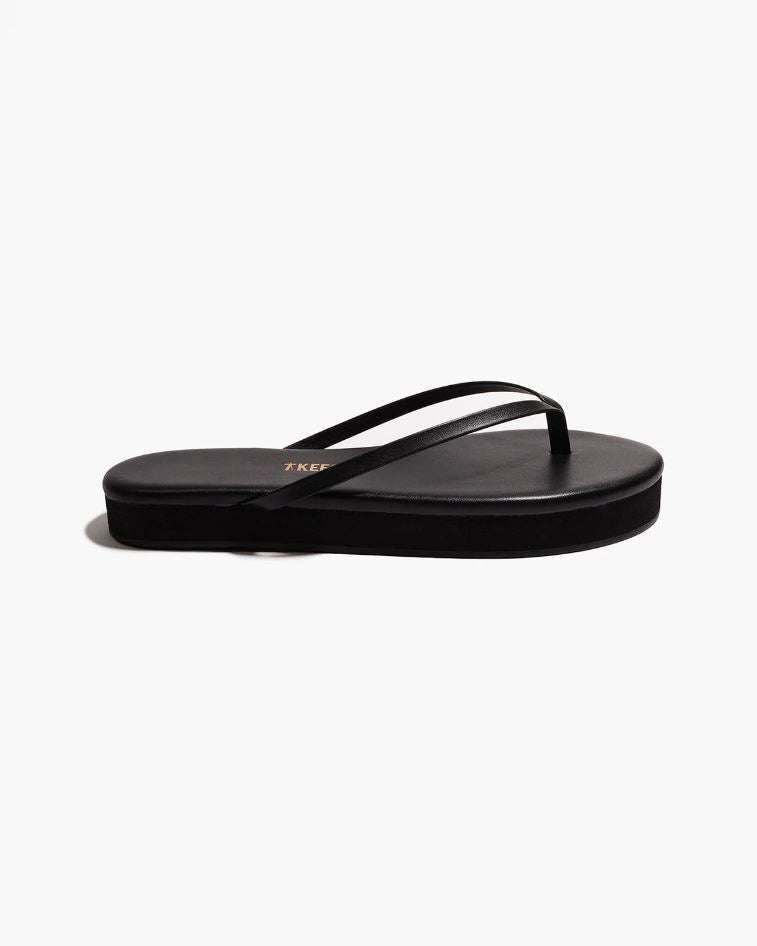 Platform Lily Flip Flop - Black – Jaffi's